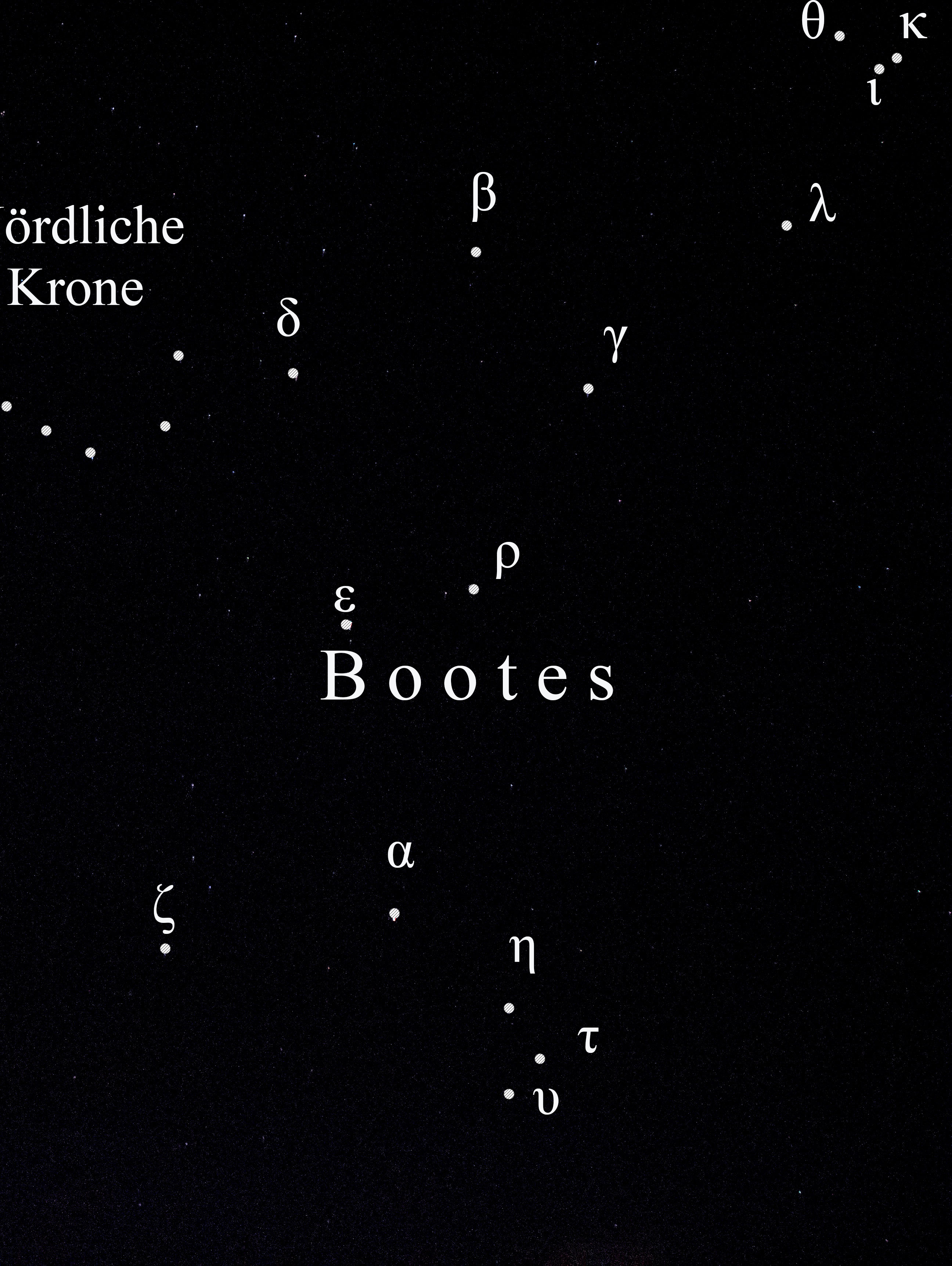 Das Sternbild Bootes